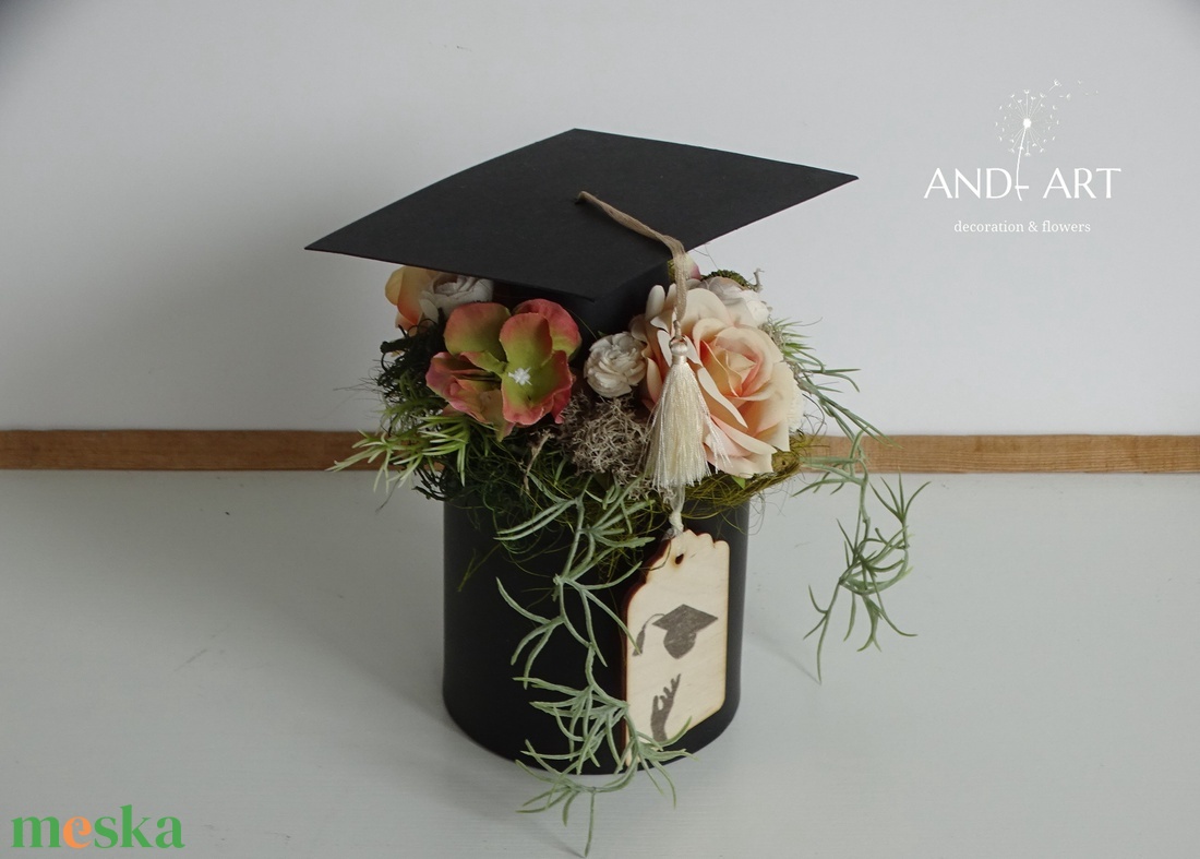 Ballagási kalap lánynak-ballagásra, diplomaosztóra.- Meska.hu