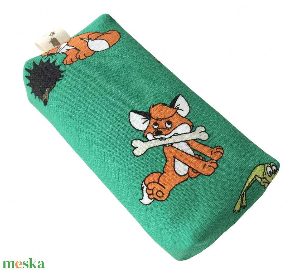 Vuk a kis róka mintás, bélelt papírzsebkendő tartó - Artiroka design ...