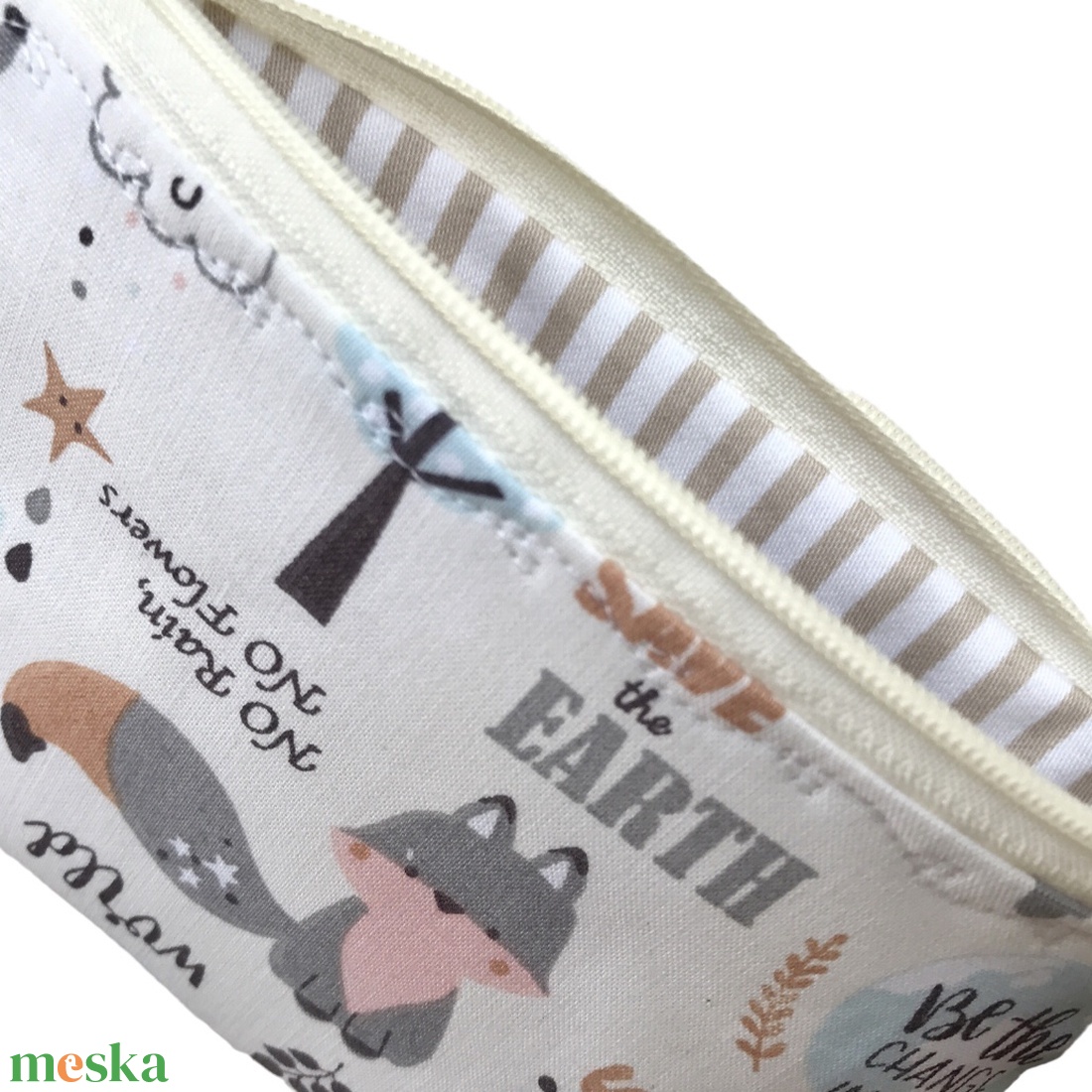 Védd a földet! - Kisróka mintás irattartó pénztárca - Artiroka design ...