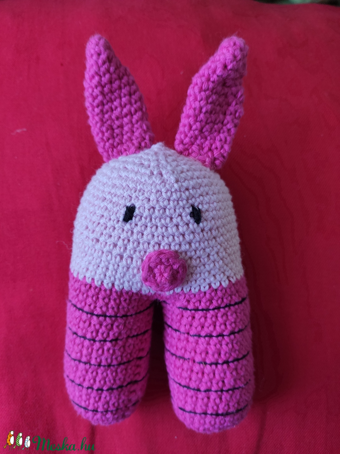 Malacka mesefigura - horgolt, kicsi, puha játék- Meska.hu