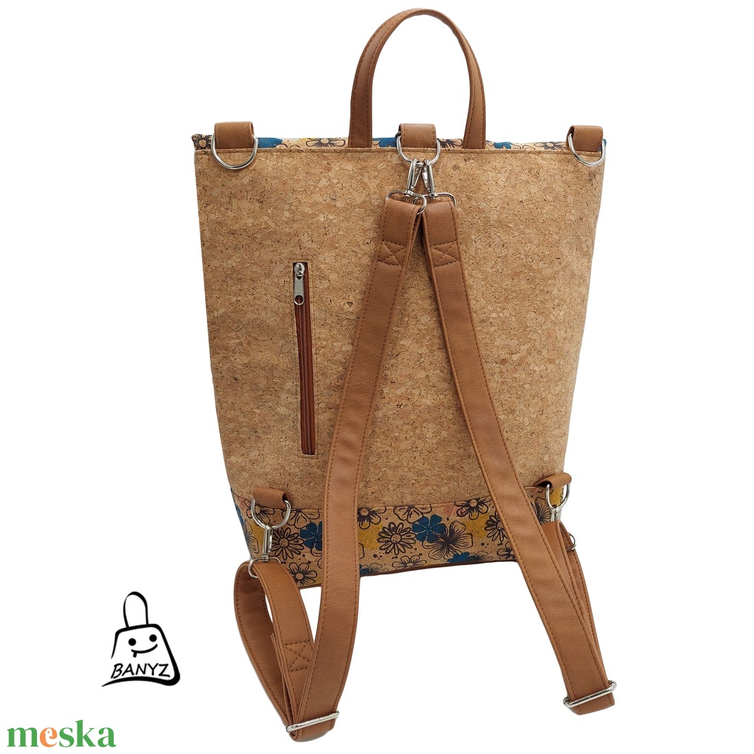 Többfunkciós parafa táska, hátizsák, válltáska és kézitáska- Meska.hu