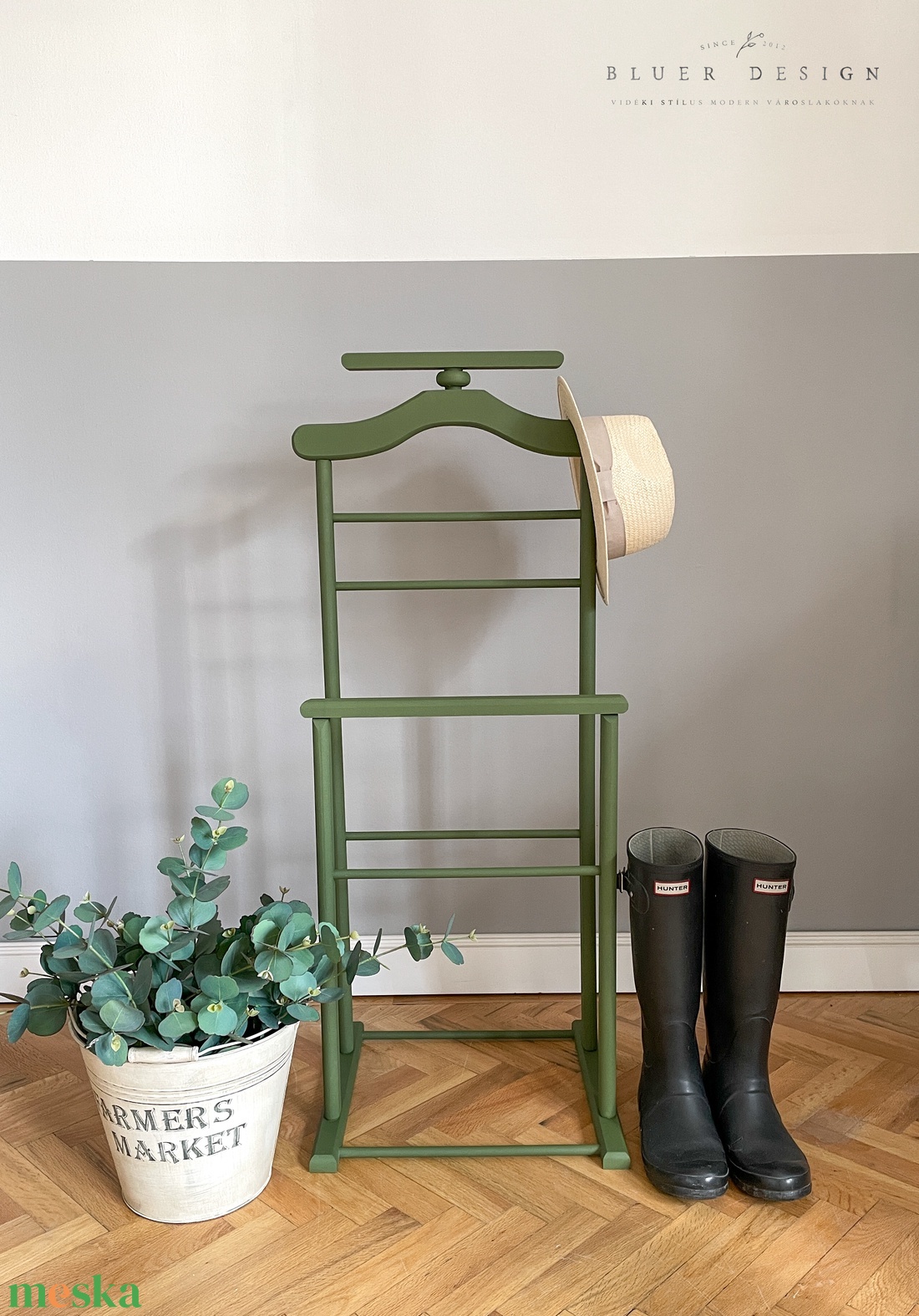 Farmhouse hangulatú inas vintage fa szobainas - Meska.hu