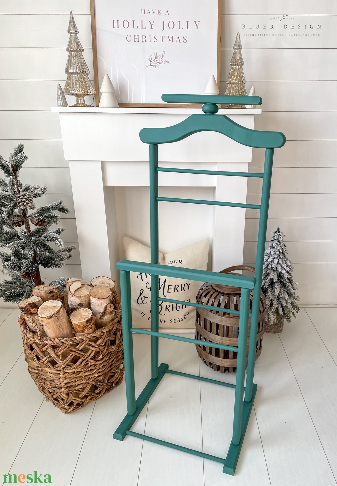 Farmhouse hangulatú inas vintage fa szobainas - Meska.hu