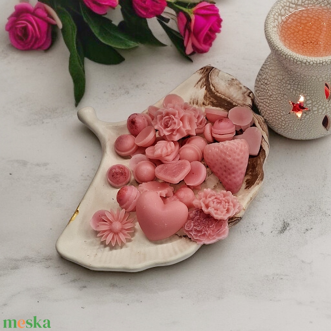 Eper pezsgő illatviasz - Meska.hu