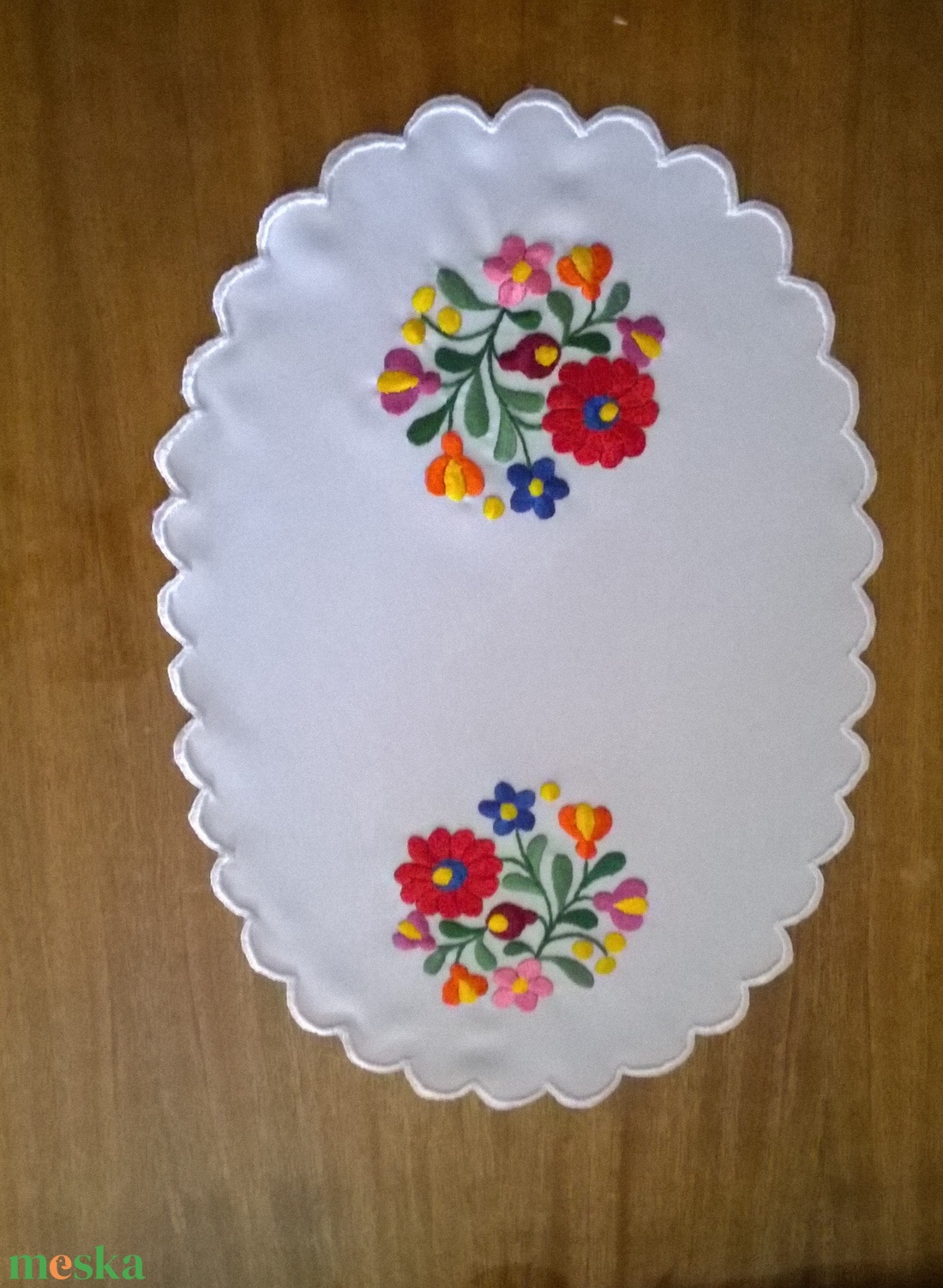 Matyó mintás kis terítő- Meska.hu