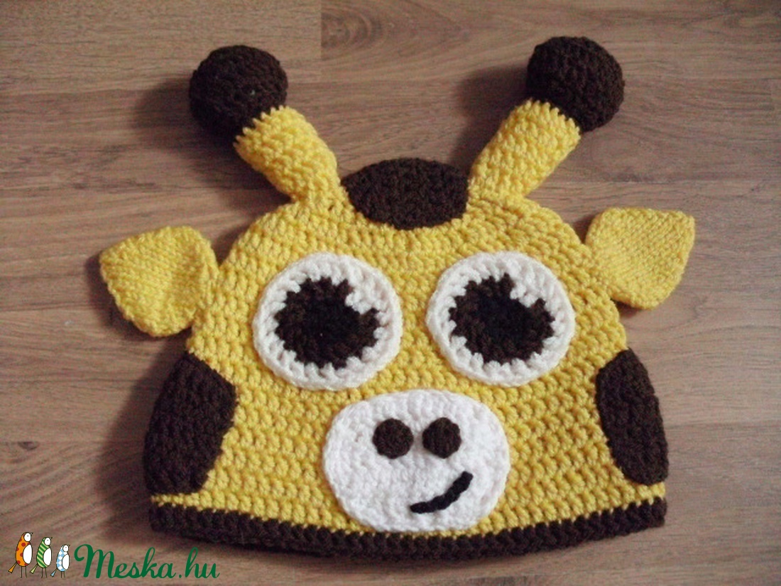 Zsiráfos gyerek sapka- Meska.hu