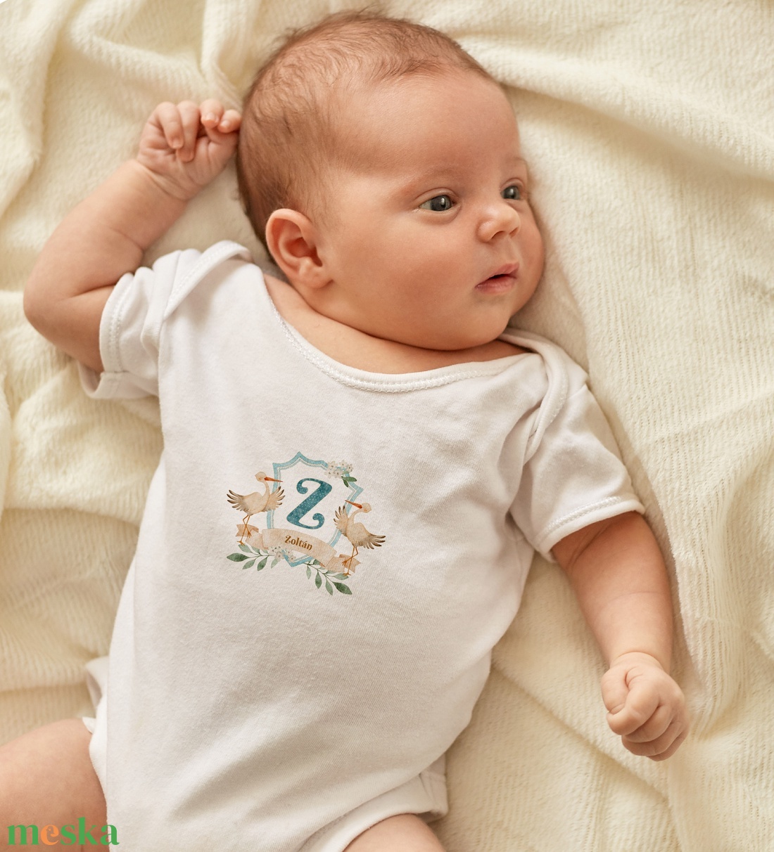 Baba body, egyedi, személyre szóló, újszülöttnek, baba címer ...