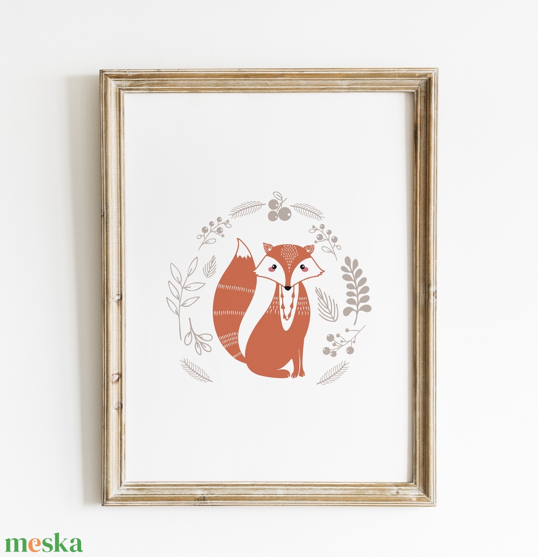Róka Elek falikép, őszi poszter, gyerekszoba falikép, ajándék- Meska.hu