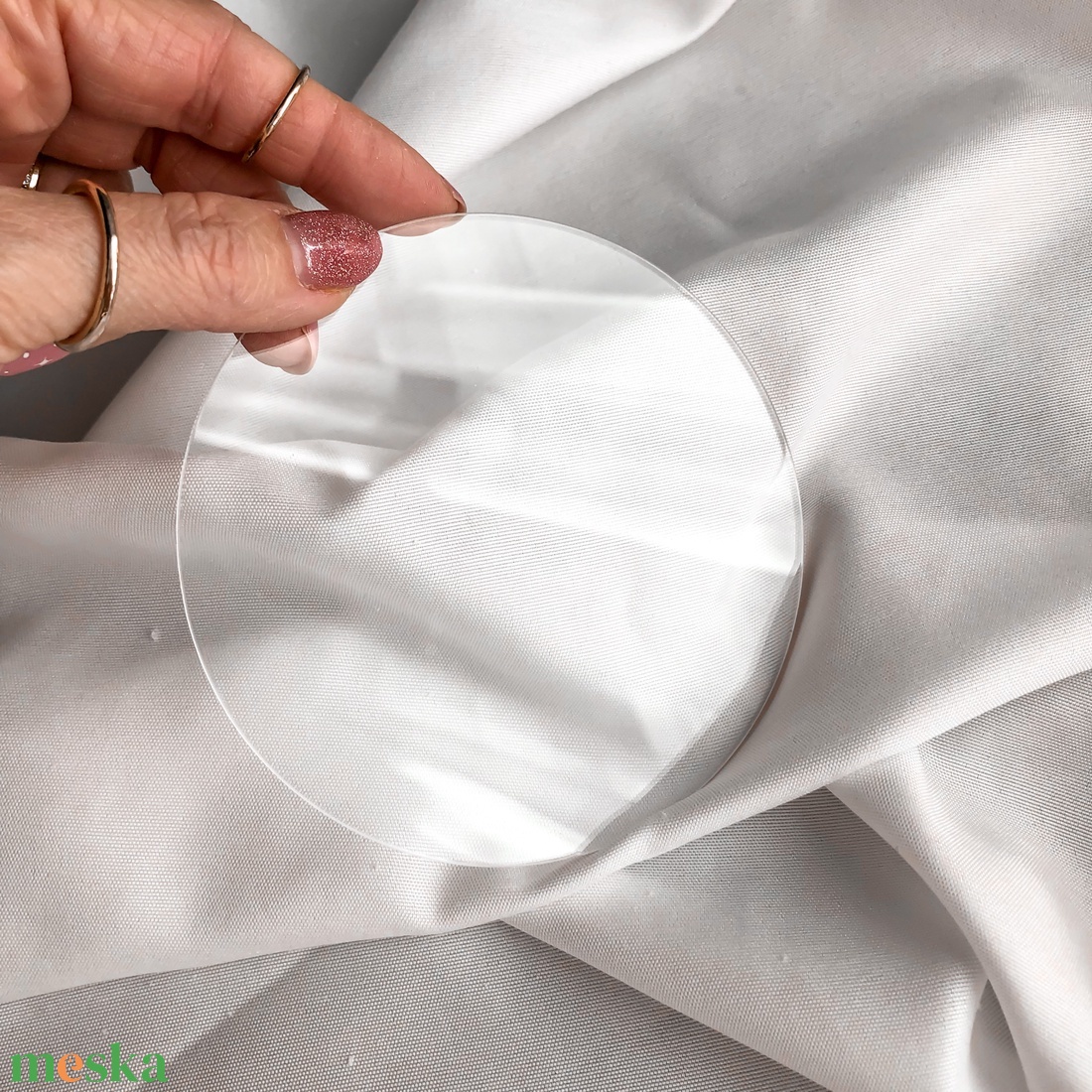 Plexi kör - kör alakú akril lap - alapanyag- Meska.hu