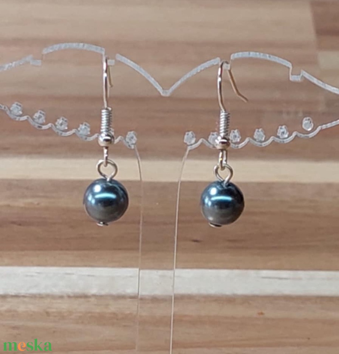 Tekla fülbevaló 18. (ezüst)- Meska.hu