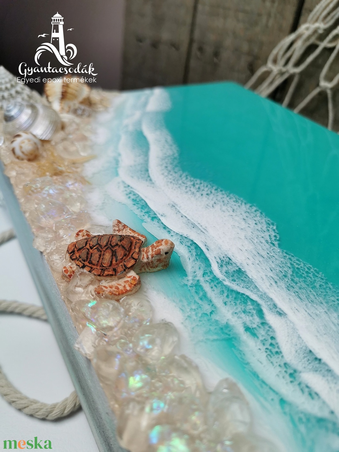 Tengeres fadoboz - Epoxi, epoxy gyanta, műgyanta doboz - Gyantacsodák ...
