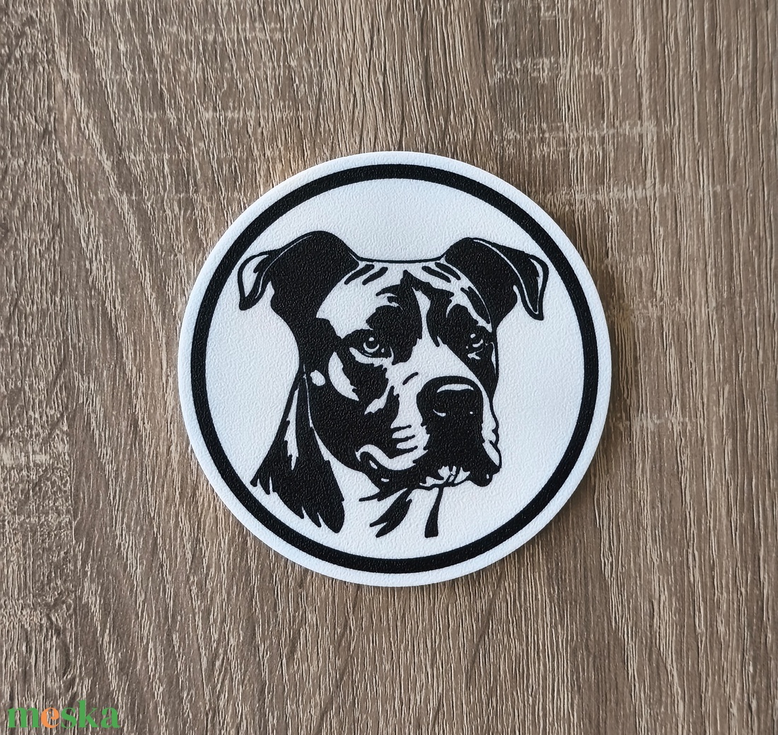 Amstaff poháralátét- Meska.hu