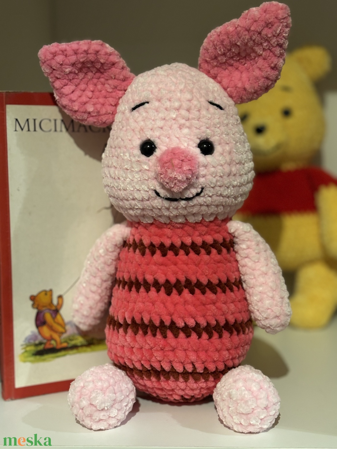 Horgolt plüss Malacka- Meska.hu