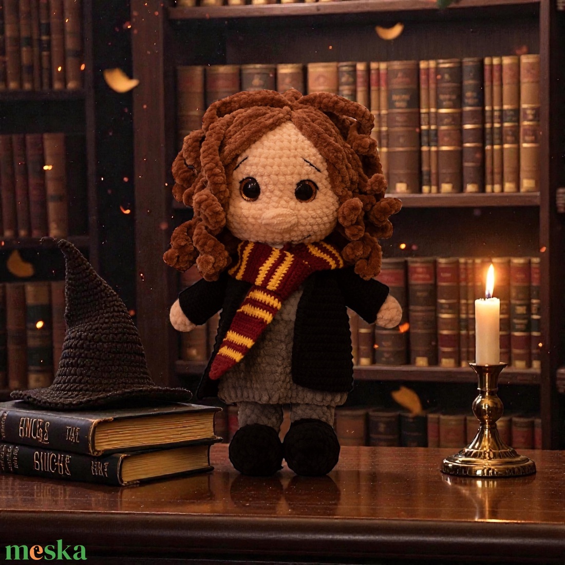 Hermione Granger (horgolt)- Meska.hu