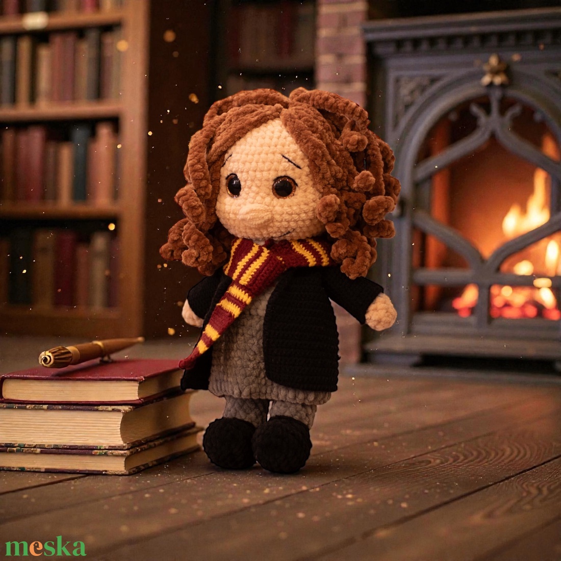 Hermione Granger (horgolt)- Meska.hu