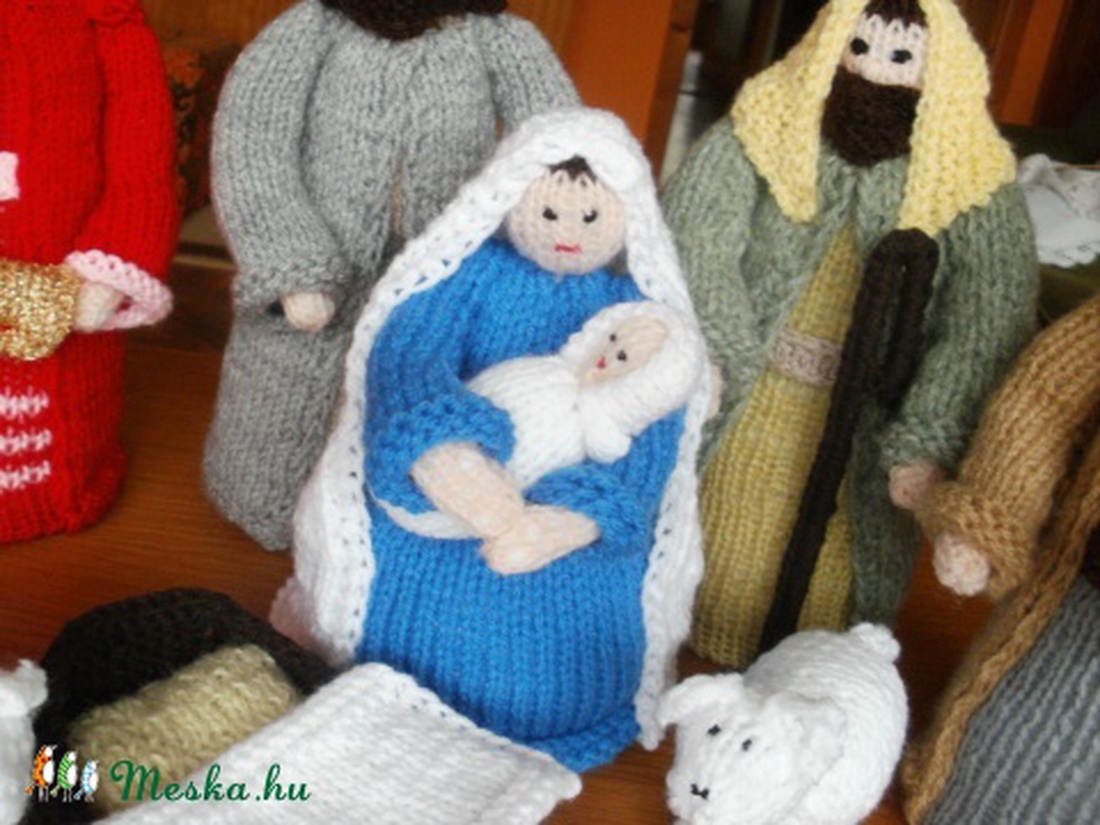 Kötött betlehemi figurák- Meska.hu Kötött betlehemi figurák- Meska.hu