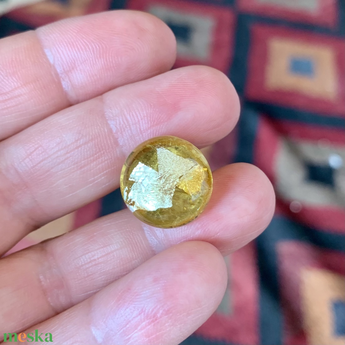 ARANY PÖTTY Vintage MINI BROSS az 1990-es évekből, vidám fém kitűző ...