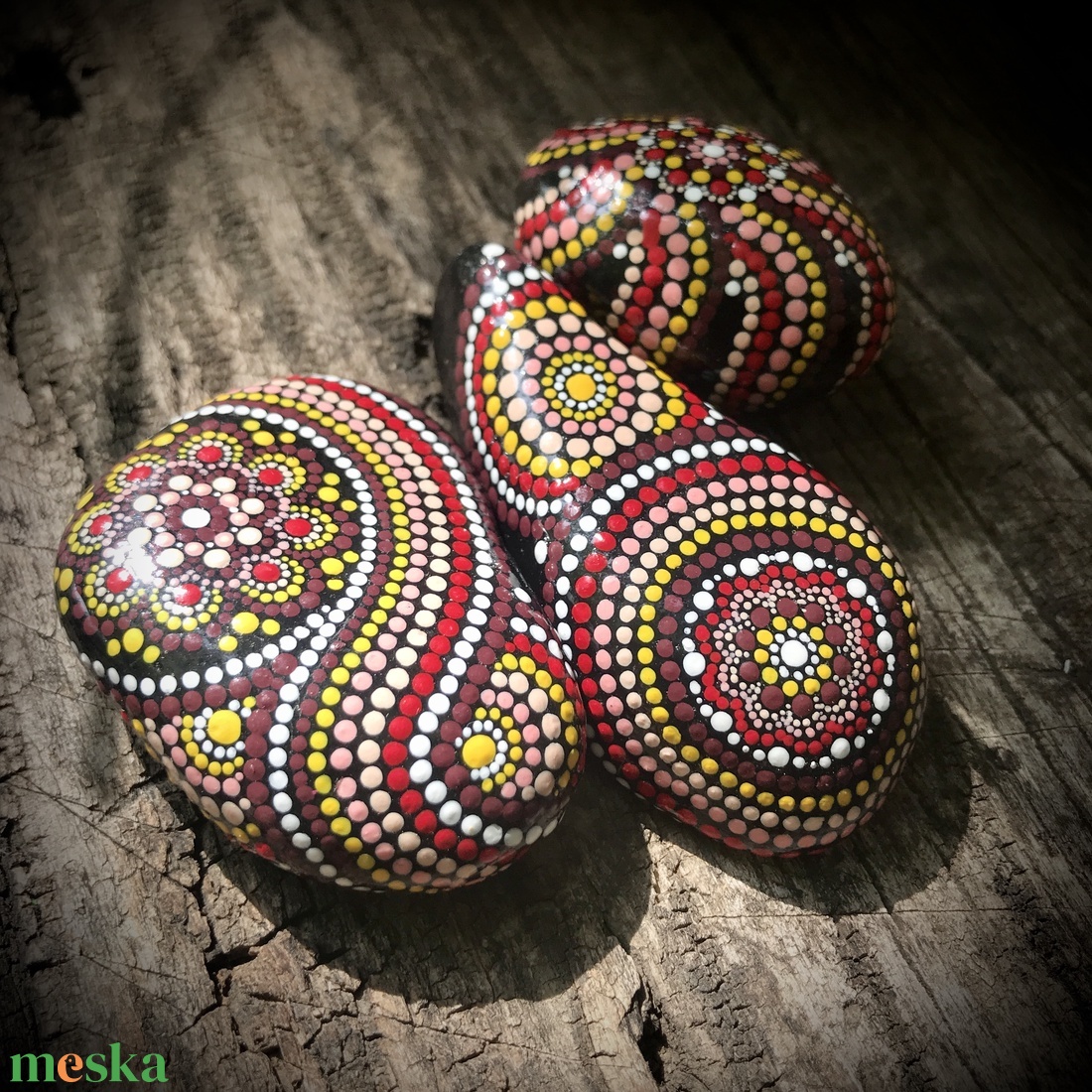 Az élet bölcsője: Különleges Pontozott Mandala kövek, Spirituális és ...