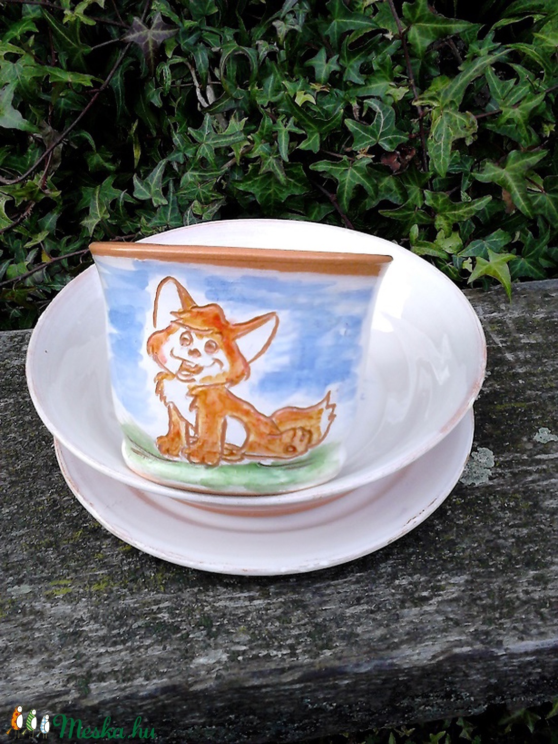 Kis Vuk gyerek étkészlet- Meska.hu