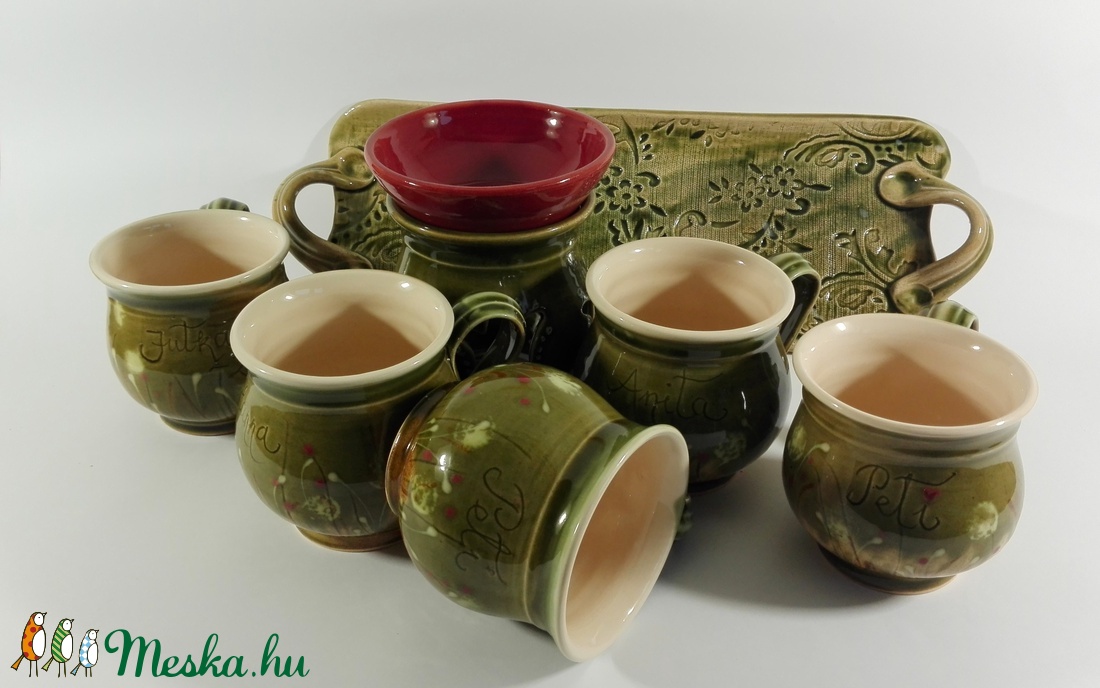 Kávés készlet- Meska.hu