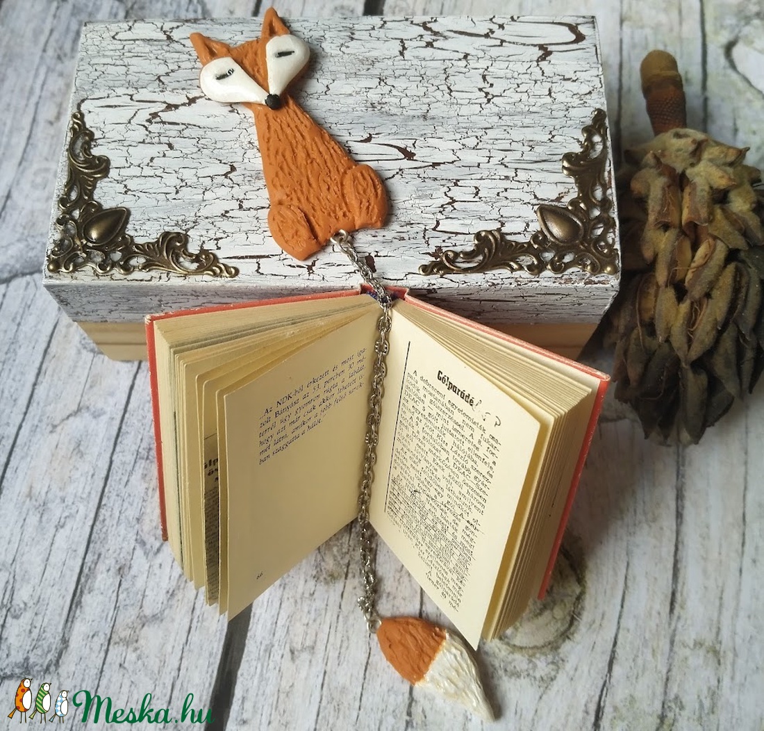 Vuk a kis róka könyvjelző- Meska.hu