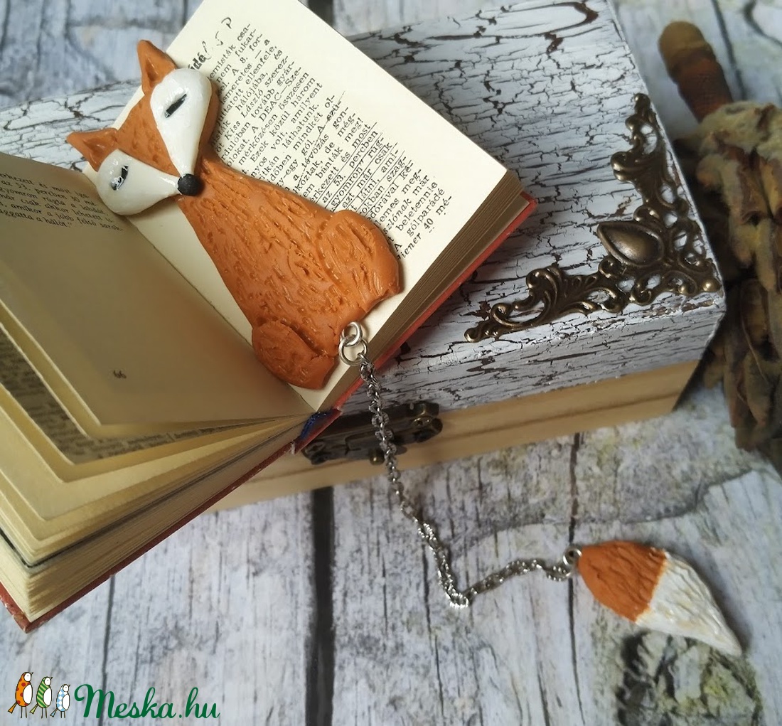 Vuk a kis róka könyvjelző- Meska.hu