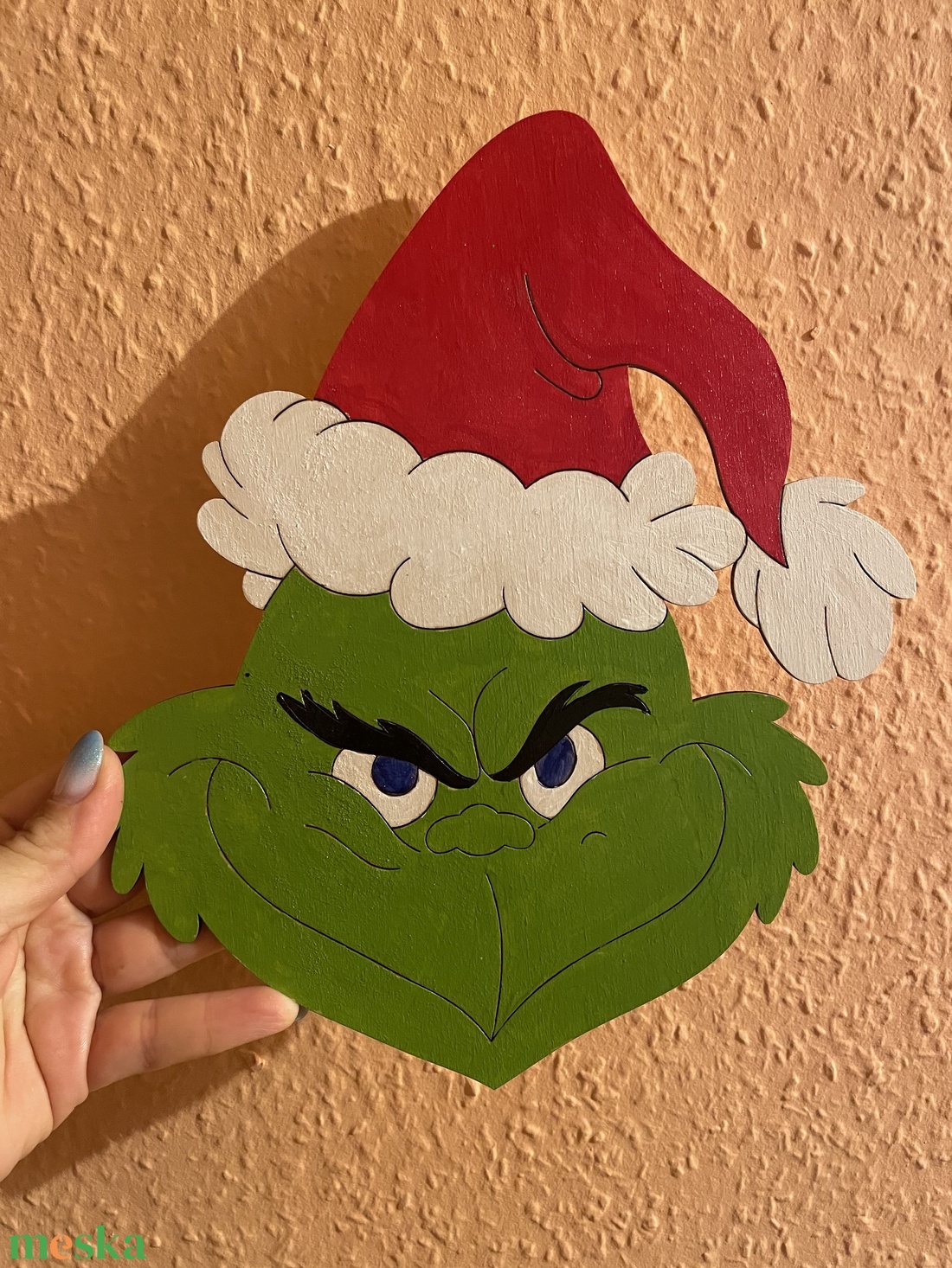 Grincs ajtódísz- Meska.hu