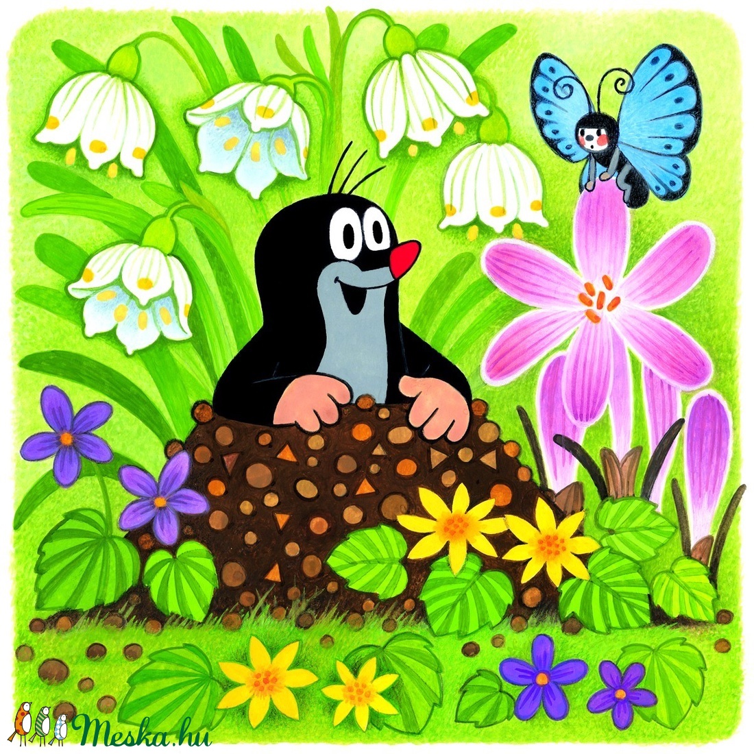 Kavics-mese - A kis vakond kertészkedik (KyBarbi) - Meska.hu