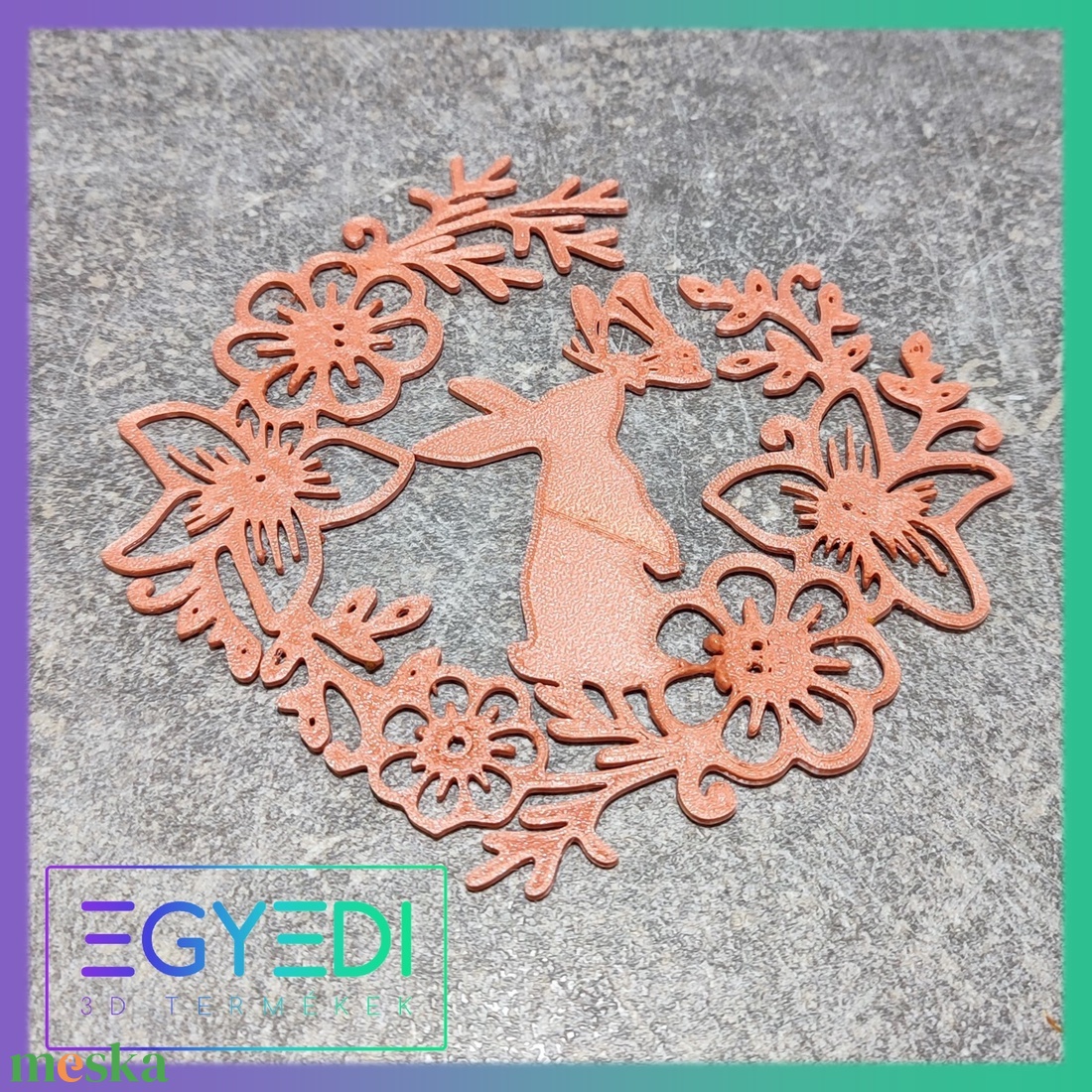 Nyuszis ajtó és ablakdísz. Egyedi nyuszi dísz. Húsvéti dísz ajtóra és ...