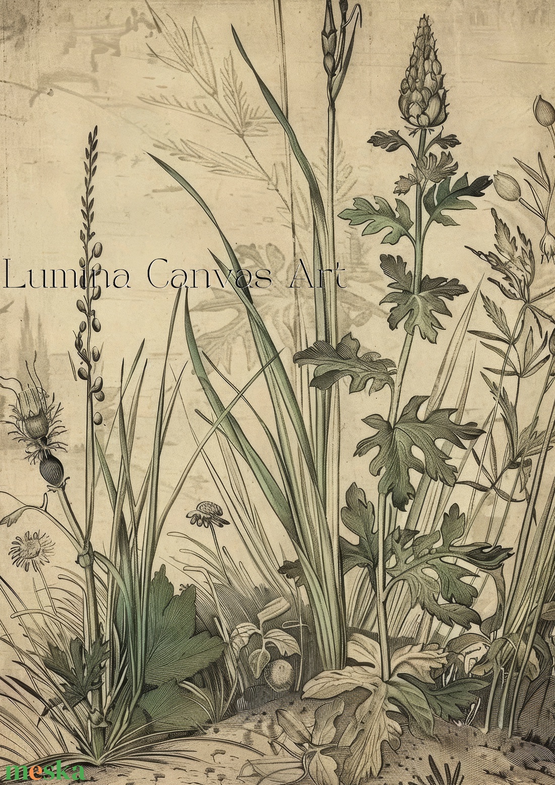 Mezei növények DIGITÁLIS rajz, nyomtatható- Meska.hu