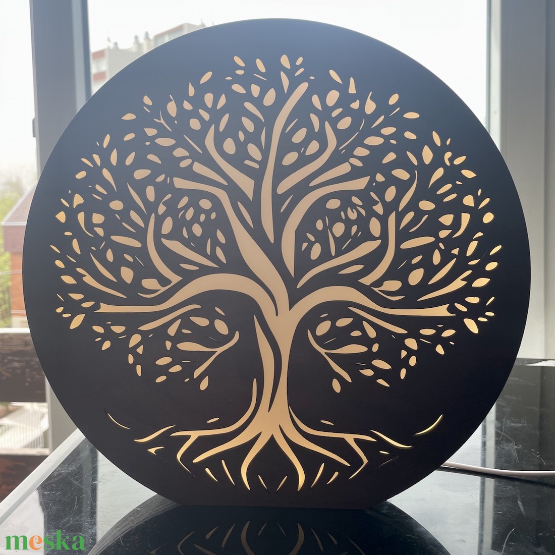 Életfa - asztali lámpa- Meska.hu