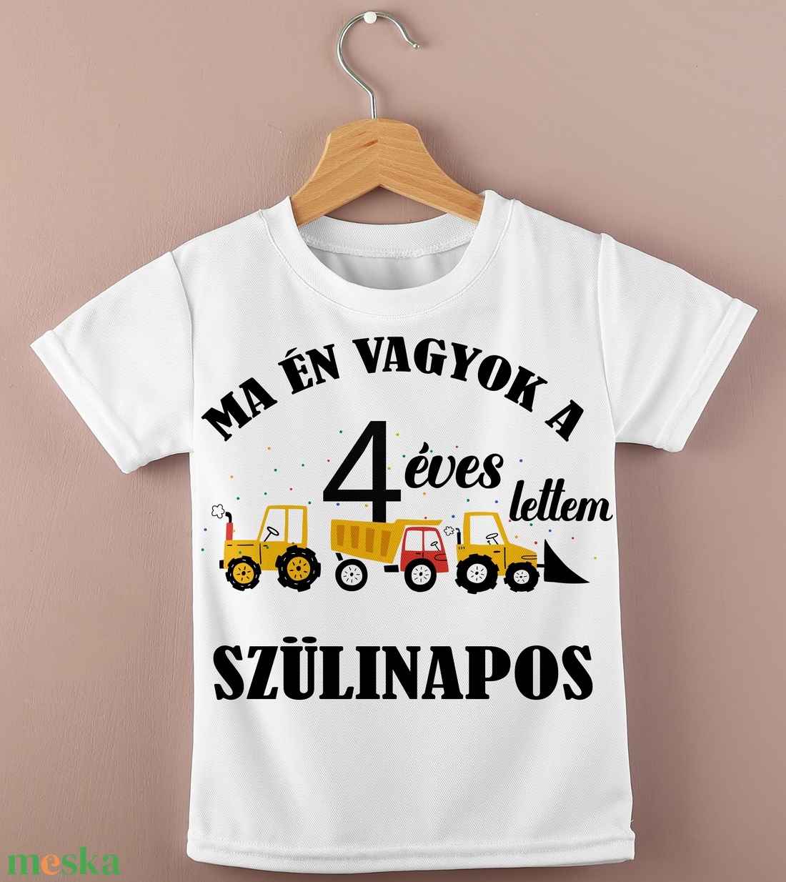 Szülinapi gyermek póló- Meska.hu