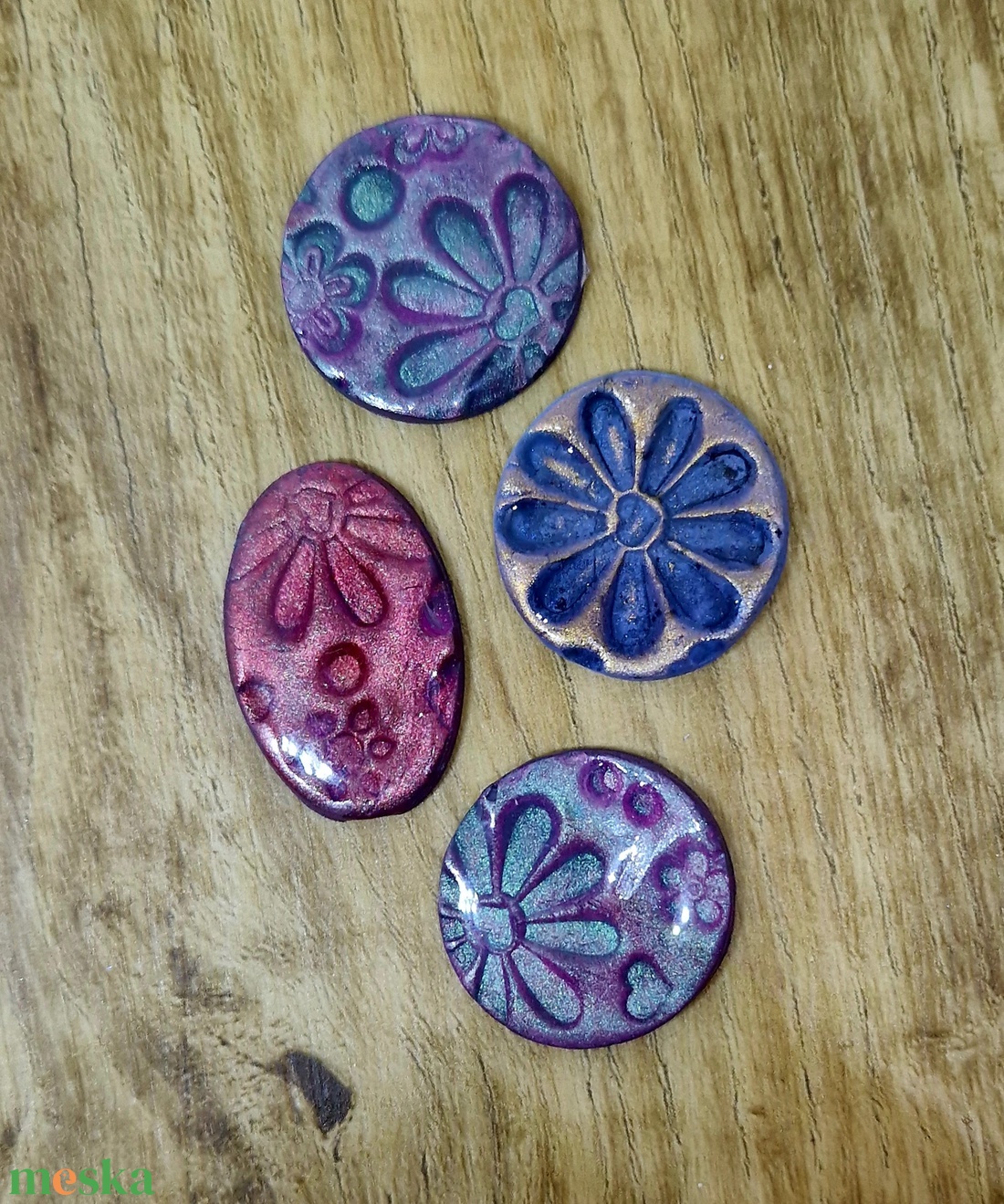 Süthetőgyurma kaboson, nagy kerek, ovális forma, lyuk nélkül, nyomott ...