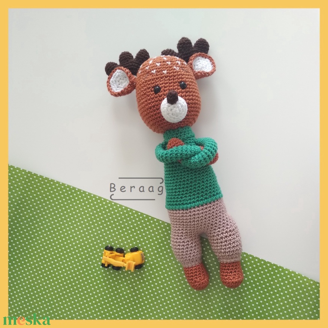 Rudolf a rénszarvas- Meska.hu