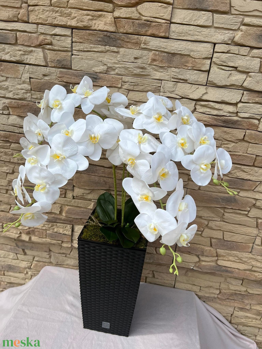 Padlóvázás orchidea mű - Meska.hu