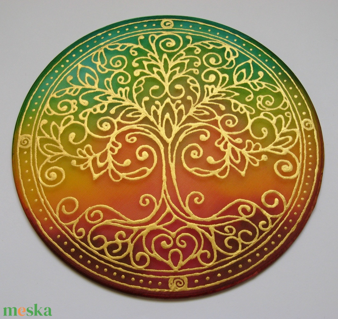 Életfa mandala (SzinekSzarnyan) - Meska.hu