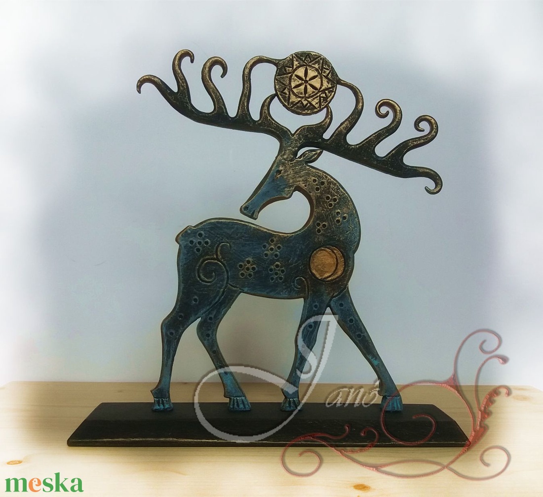 Csodaszarvas szobor - Meska.hu