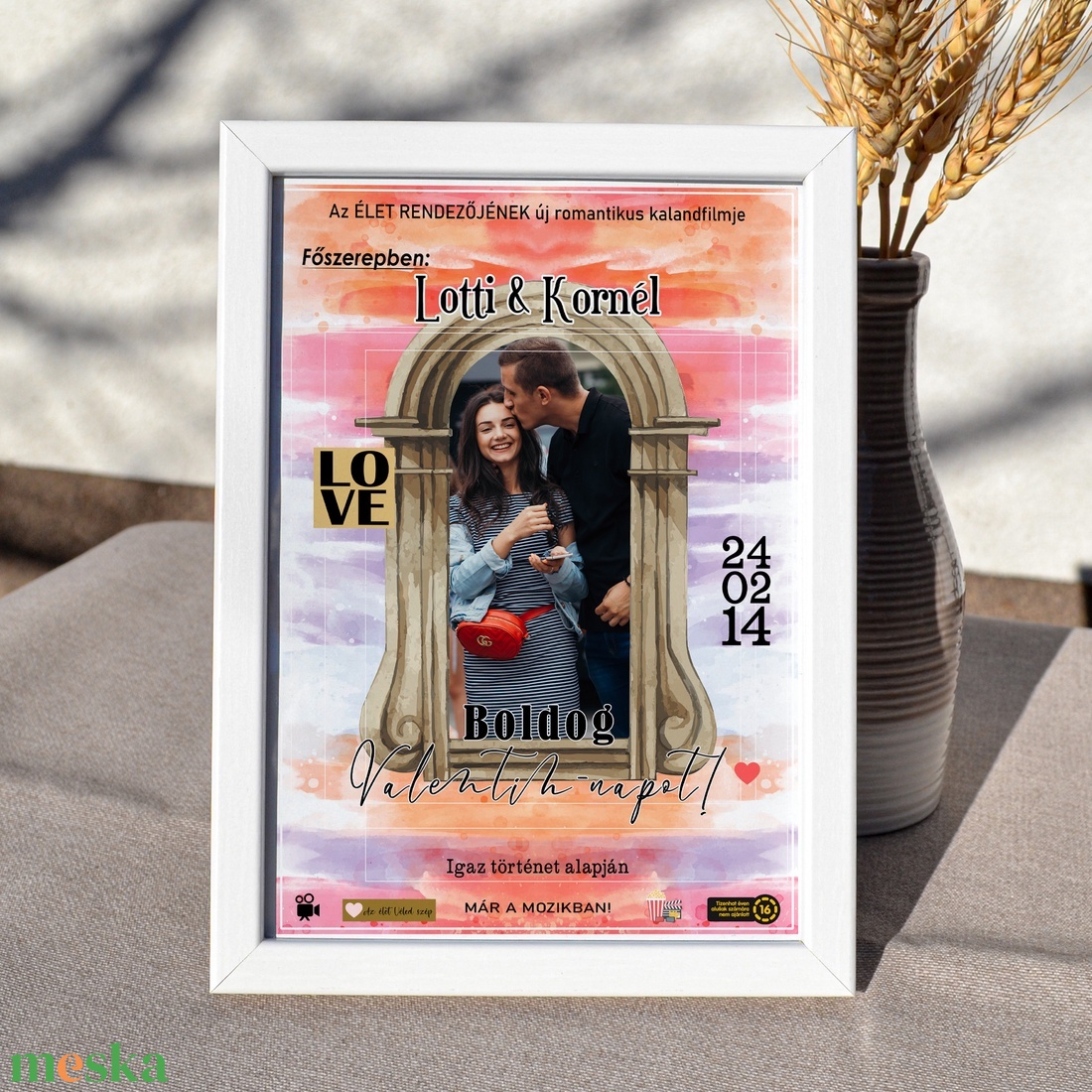 Mozi plakát grafika saját fotóddal A/4-es méretben (digitális kép vagy ...