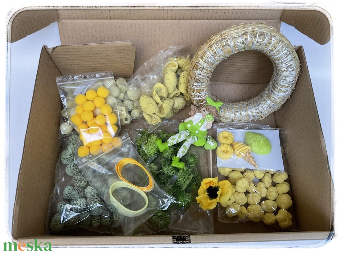 Akciós- Citrom lime kopogtató diy box - Meska.hu
