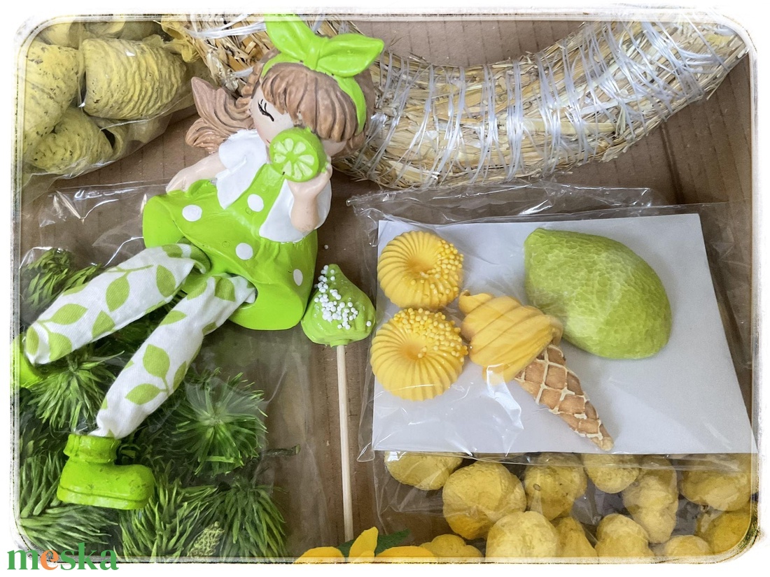 Akciós- Citrom lime kopogtató diy box - Meska.hu