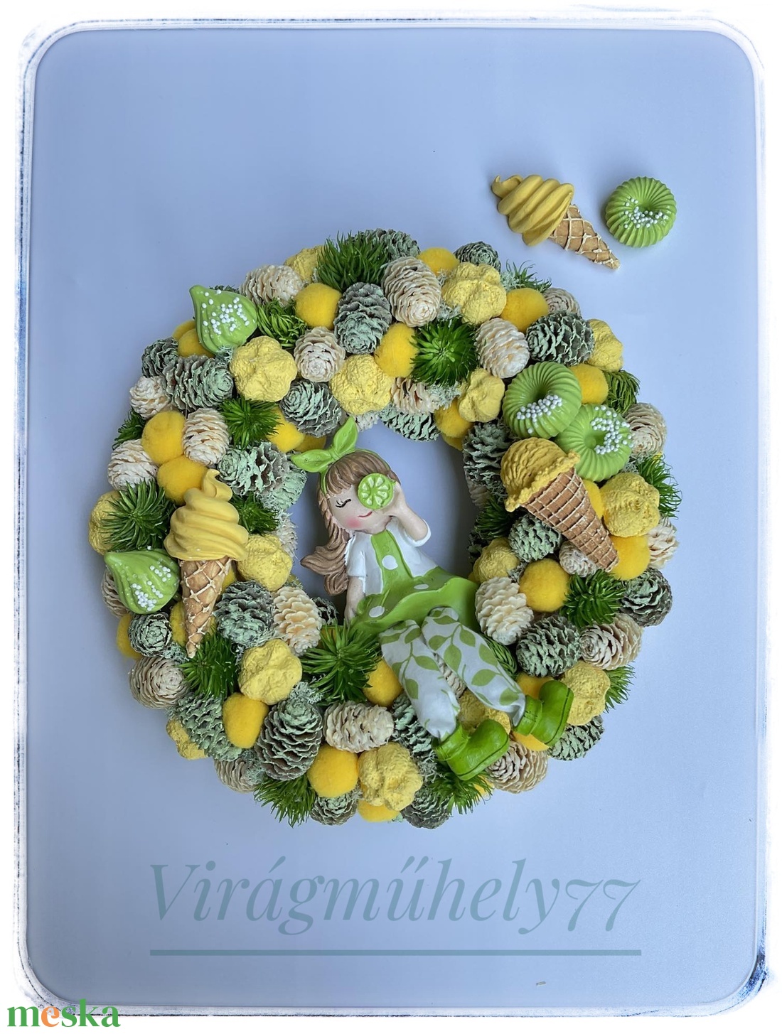 Akciós- Citrom lime kopogtató diy box - Meska.hu