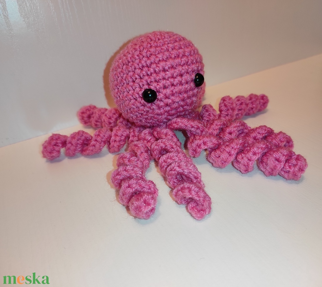 Horgolt polip amigurumi- Meska.hu