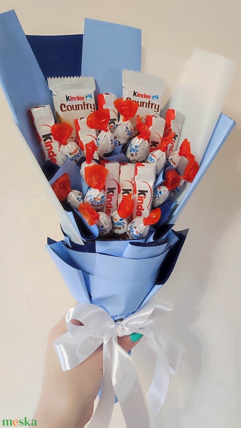 kinder csokor- Meska.hu