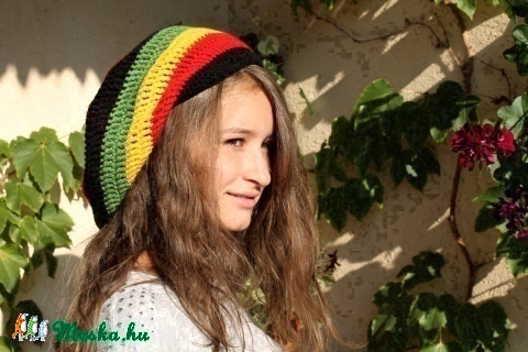 Horgolt raszta sapka - Meska.hu