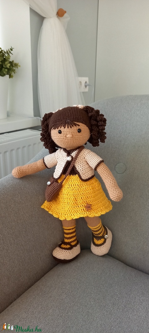 Amigurumi Horgolt Emma baba- Meska.hu