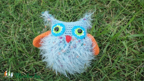 Bagoly Balambér - horgolt bagoly amigurumi- Meska.hu