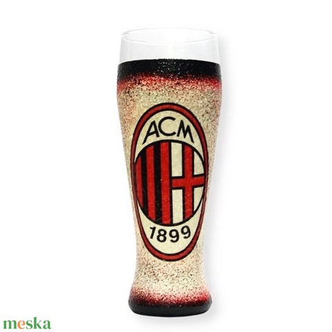 AC MILAN sörös pohár ; foci szurkolóknak- Meska.hu