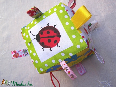 Baba kocka , címkékkel, frízzel töltve, 0-2 éves korig- Meska.hu