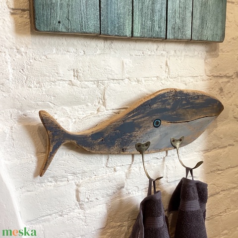 Jónás fogása - Rusztikus Fatábla, Ajándék ötlet, Gyerekszoba, Egyedi ...