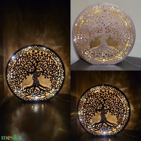 Életfa led lámpa - Meska.hu
